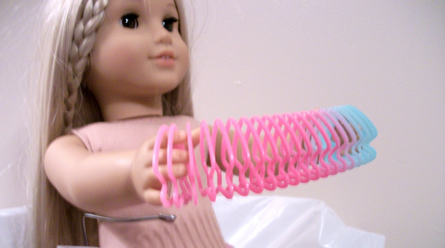 AMERICAN GIRL 18 INCH DOLLS-SLINKY-SET OF THREE
