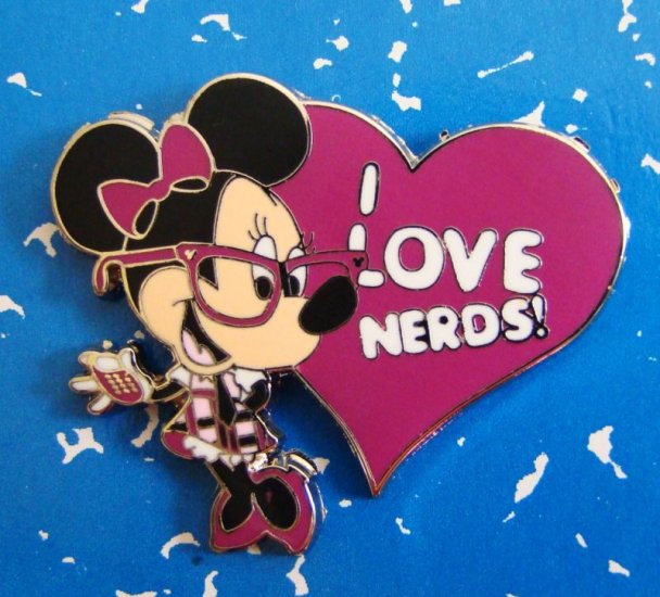 I Love Nerds 2010 Minnie Disney Pin