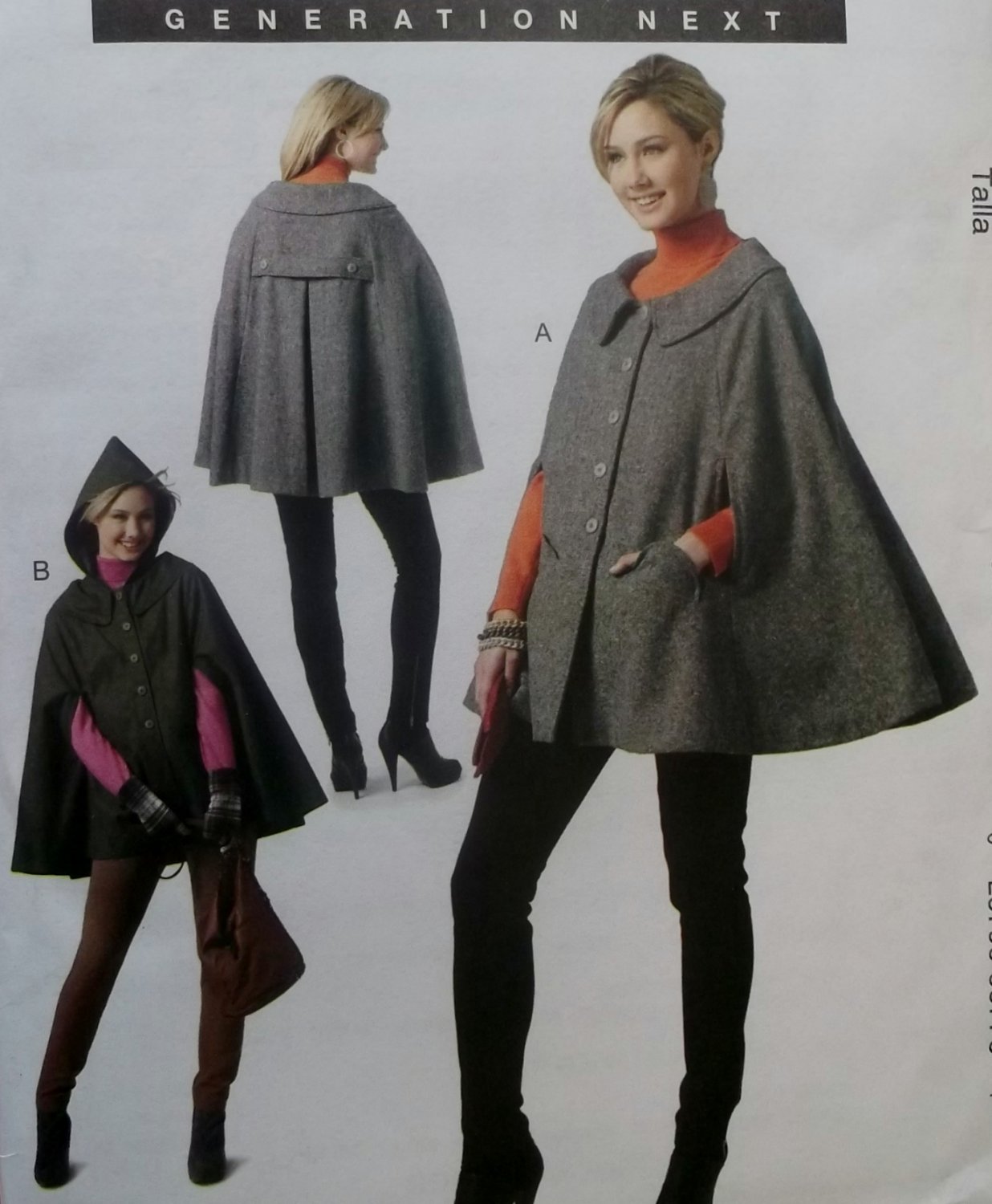 McCalls M6446 Rebecca Turbow Next Generation Misses' Capes Pattern ...