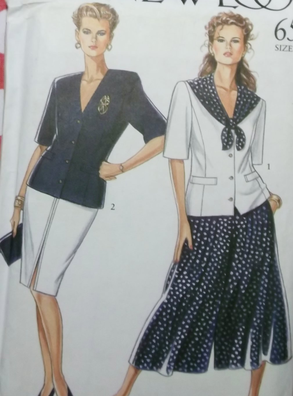 OOP New look 6513 misses Career Separates, Size 6 to 18, Bust 30 1/2 to ...