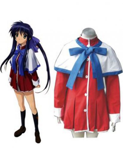 Japanese School Uniform Kanon Cosplay Costume Blue