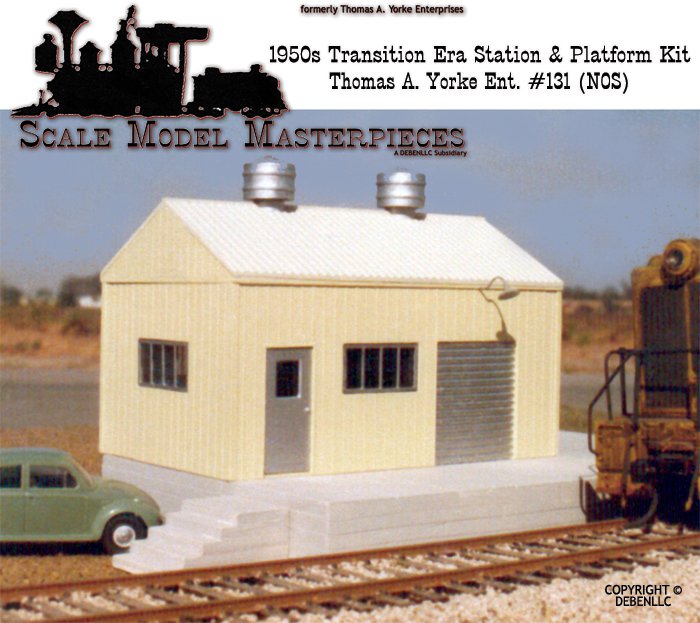 1950s METAL Transition Station & Platform Kit NOS Yorke/SCALE MODEL ...