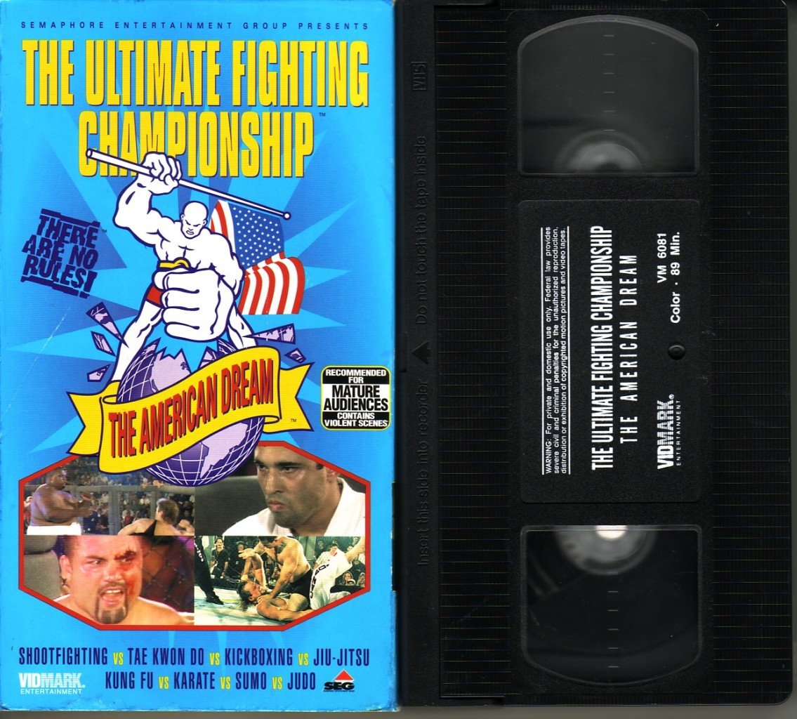 ULTIMATE FIGHTING CHAMPIONSHIP UFC 3 AMERICAN DREAM vhs