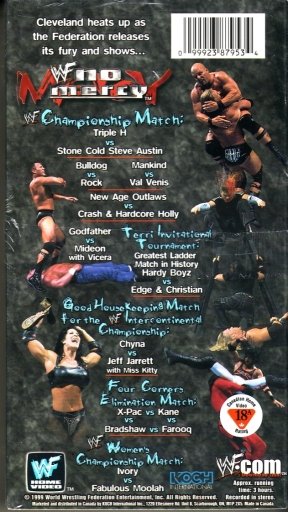 WWF NO MERCY 1999 BRAND NEW!! WRESTLING VHS