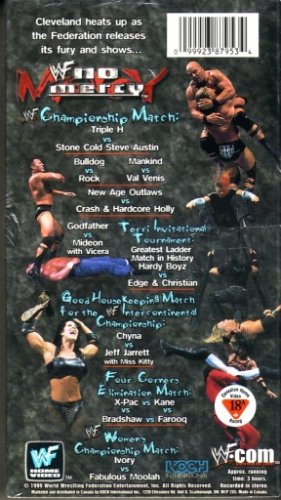 WWF NO MERCY 1999 BRAND NEW!! WRESTLING VHS