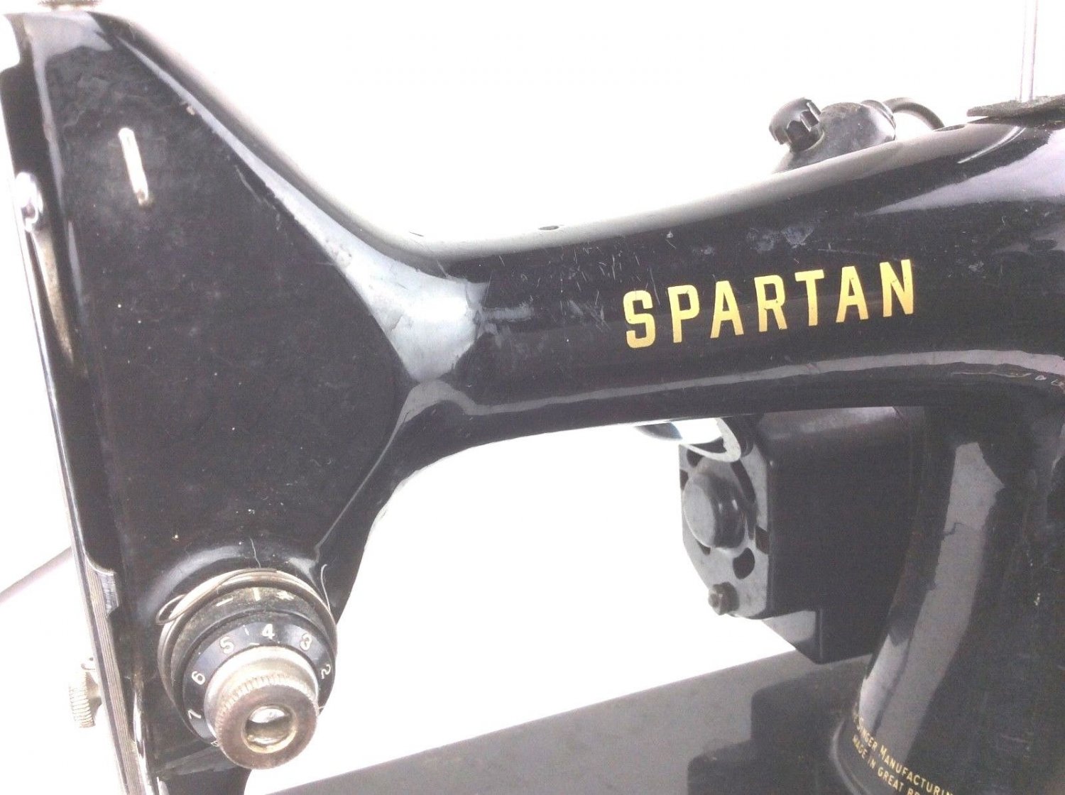 Vintage Singer Spartan Sewing Machine Electric Portable Tabletop Great ...