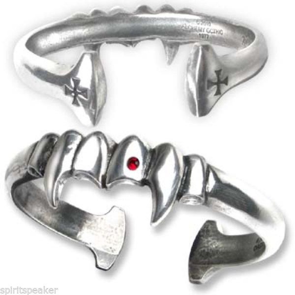 Vampire Bracelet Blood Drop Cuff Blood Red Crystal Vampyre Children of ...