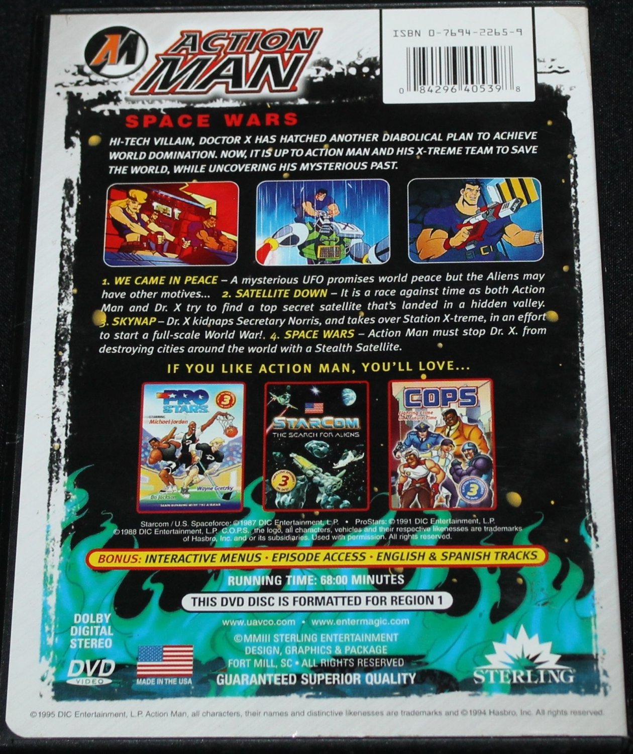 ACTION MAN DVD - Animation Space Wars sci-fi cartoon animation animated ...