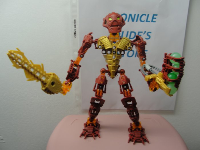 BIONICLE 8727 INIKA TOA JALLER figure 100% complete 2006