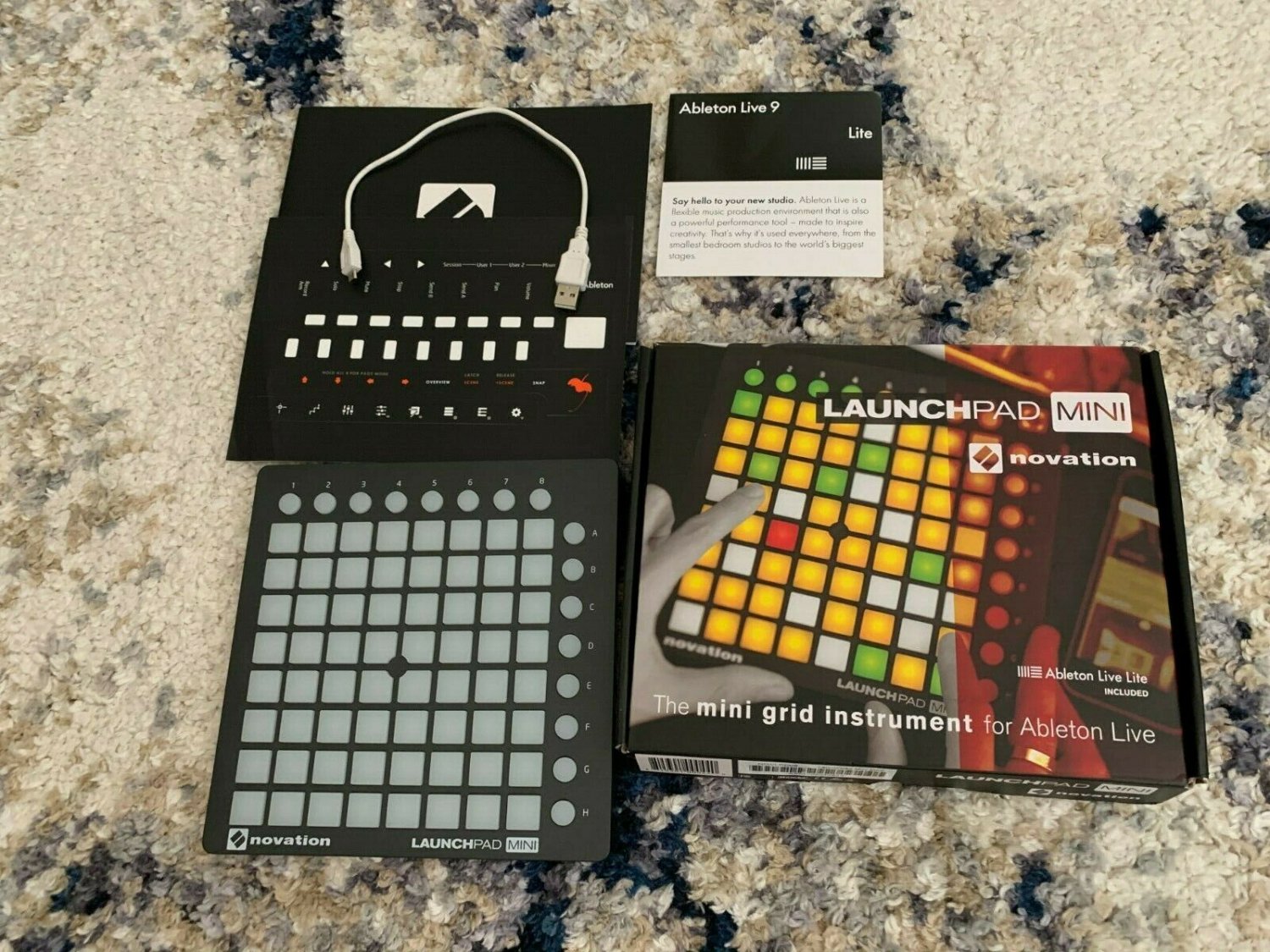 Novation Launchpad Mini MK2 Compact USB Grid Controller for Ableton Live