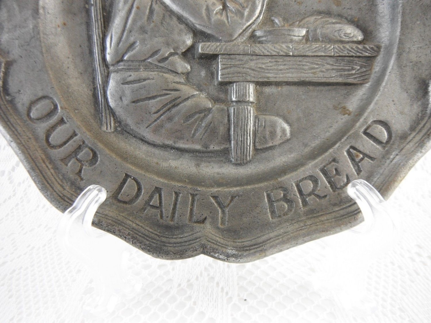 Give Us This Day Our Daily Bread Plate Scripture Tableware Sexton 1972 ...