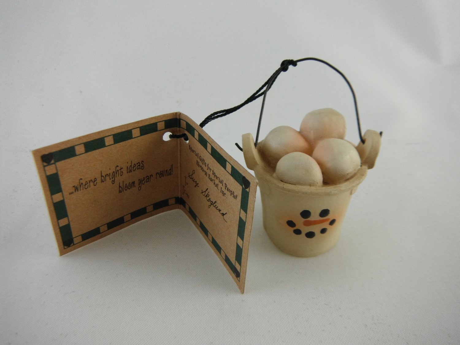 Blossom Bucket Inc. Snowball Bucket Christmas Tree Ornament tblfx1