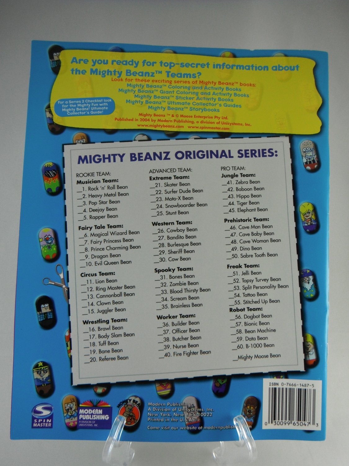 Mighty Beanz Ultimate Collector's Guide Book by Modern Publishing tbluu1
