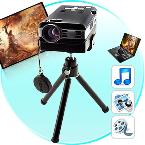 Pico Star - Mini Projector for Laptops (VGA, SD, A/V, 800x600)