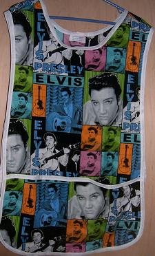 MadieBs Elvis Hot Colors Custom Cobbler/Smock Apron