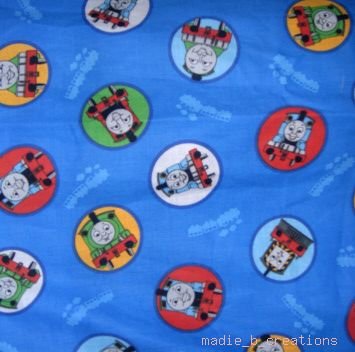 MadieBs Thomas the Train Circle Pillowcase w/Name