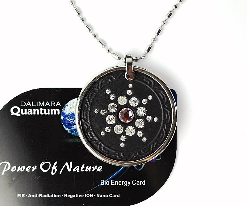 QP7 Dalimara Quantum Pendant Energy 5K Ions Swarovski Light Amethyst