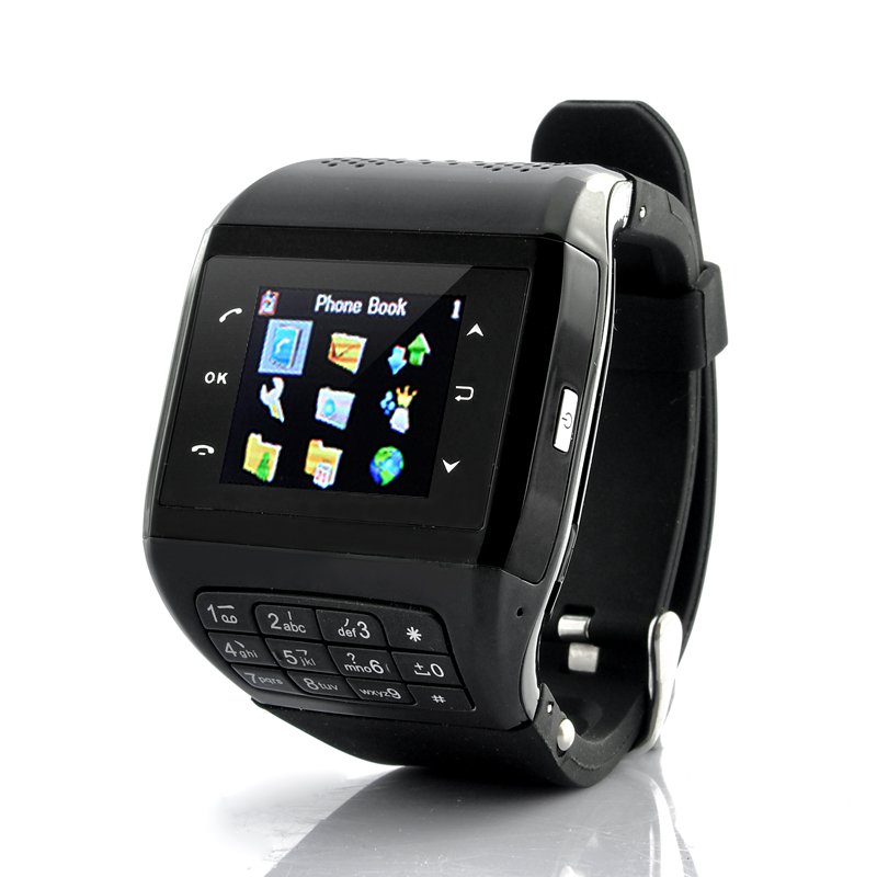 Mobile Phone Watch "Panther" - Quad Band GSM, Touchscreen, Keypad
