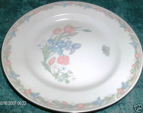 Illusions by Excel 3 Salad Plates Center Stage Design