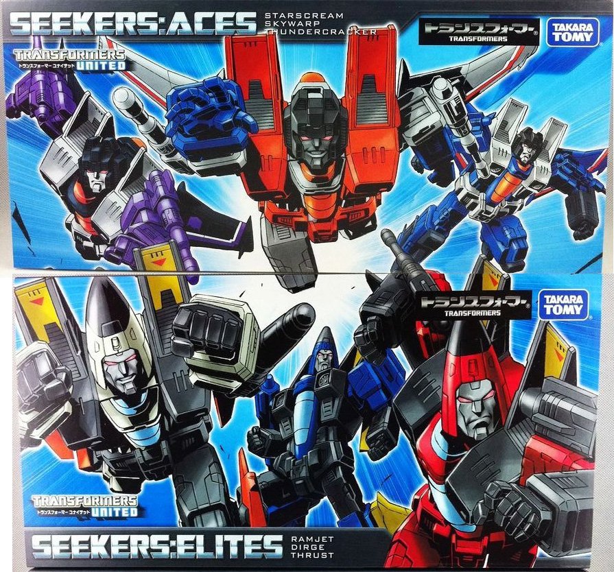 Takara Tomy Transformers Seekers Aces and Elites Set of 6 Decepticons