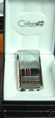 Colibri Electro-Quartz SILVER SHARP LIGHTER