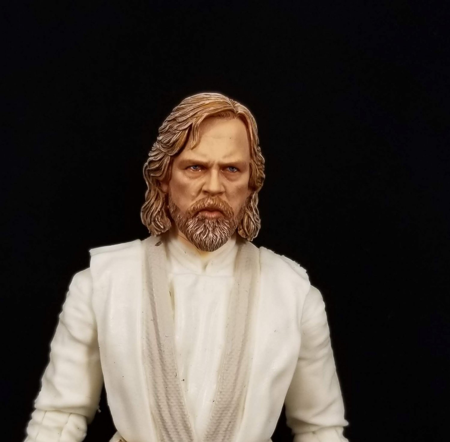 Old Luke Head(Fitted for Black Series, Hand Painted, Head Only)(Sale!)