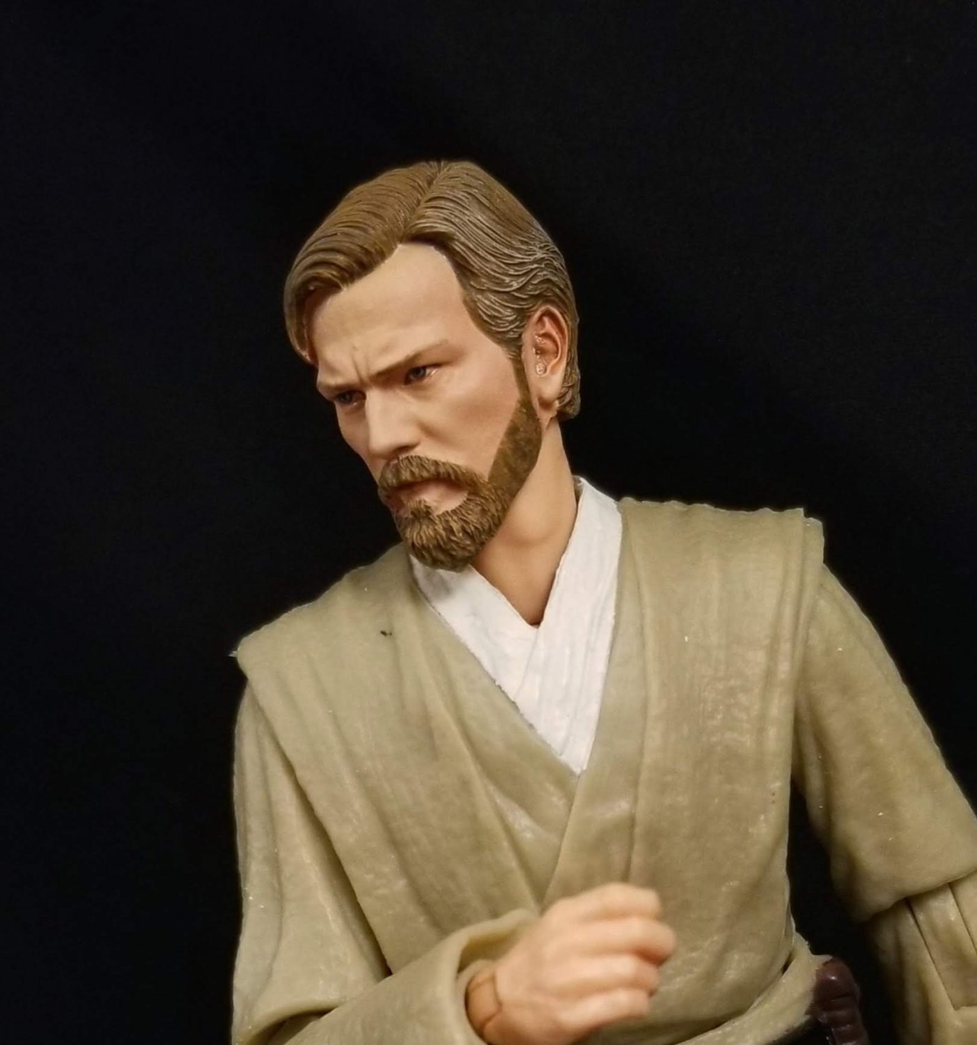HT ROTS Obi Wan Kenobi(Fitted for Black Series, Hand Painted, Head Only)
