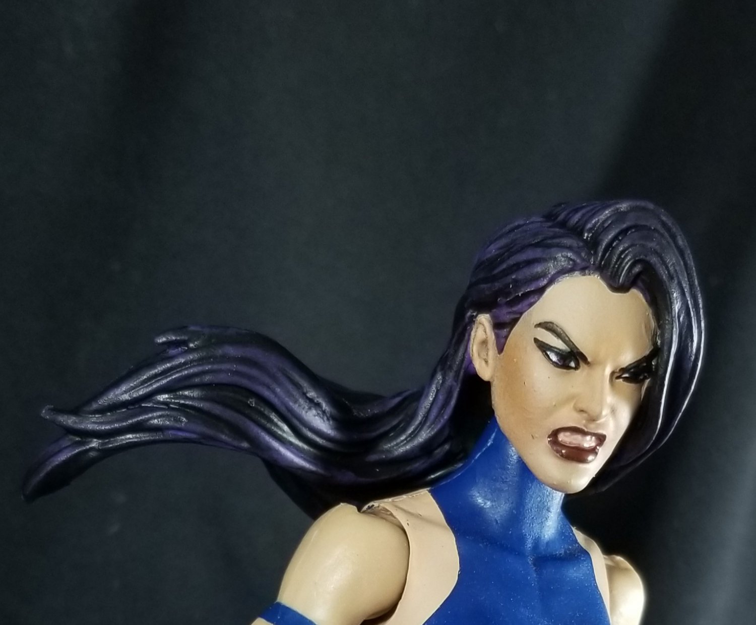 MS Psylocke Head Set(Hand Painted, Fitted for Legends, Heads Only)