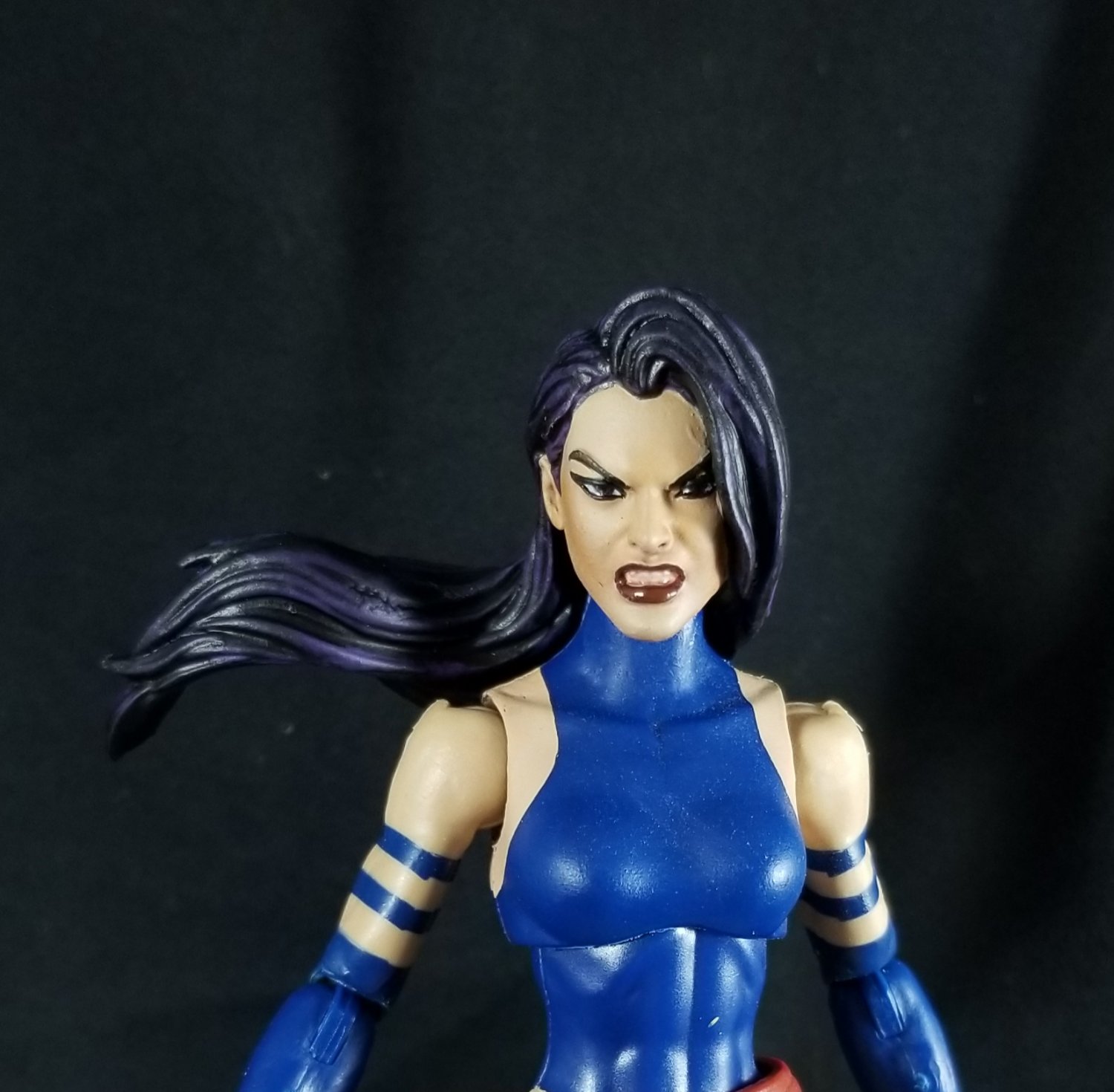 MS Psylocke Head Set(Hand Painted, Fitted for Legends, Heads Only)