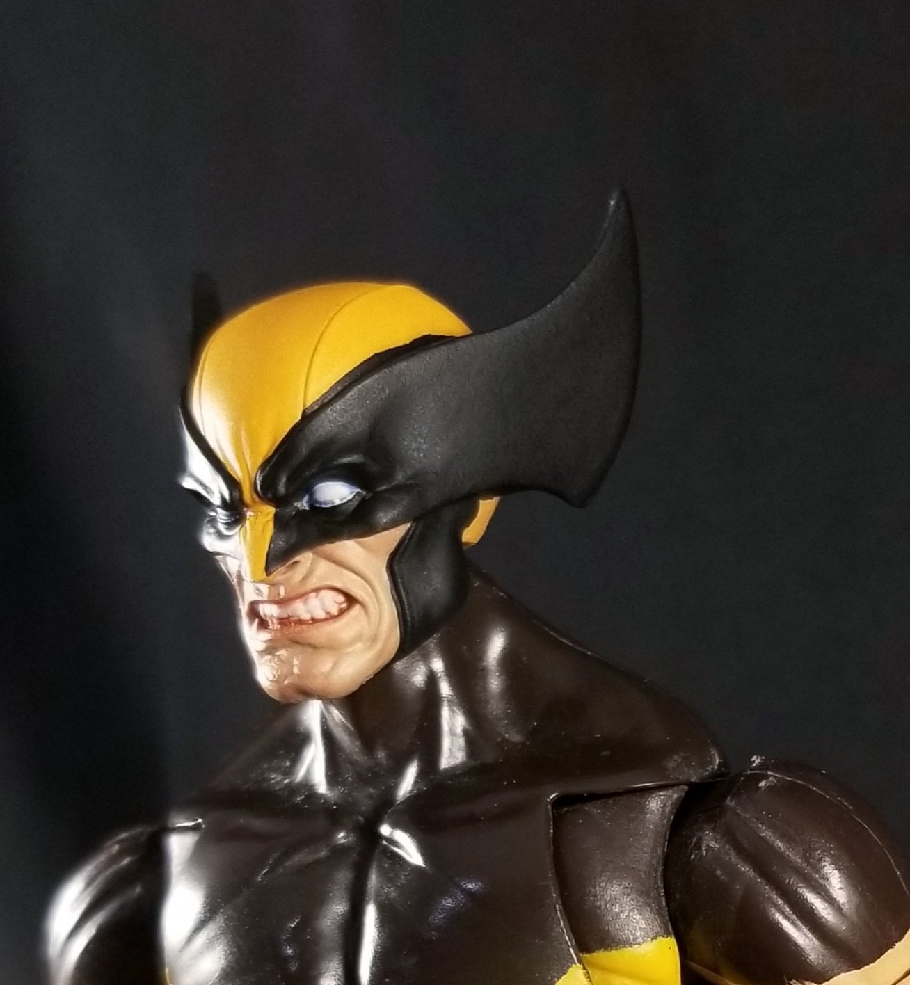 (Bad_Koala)Angry Wolverine Head(Hand Painted, Head Only, Fitted For ...