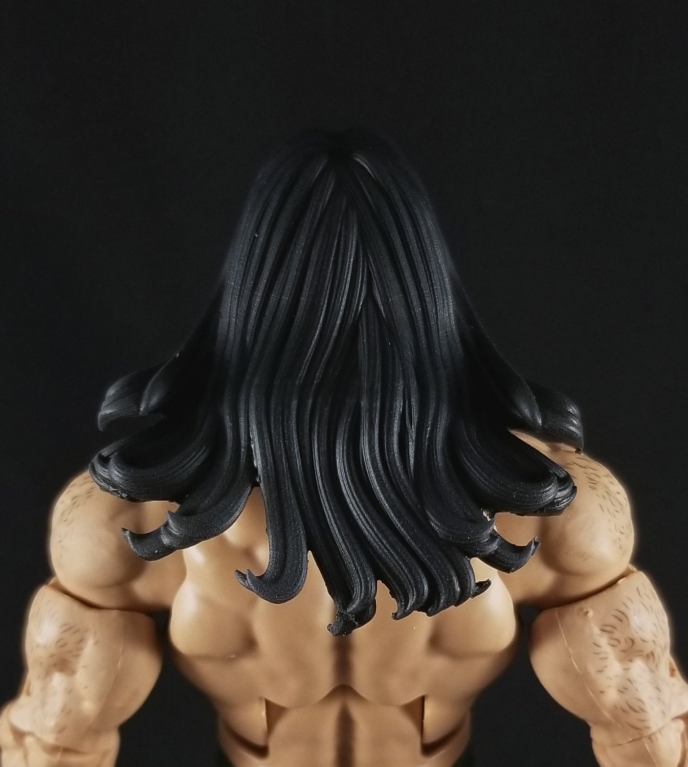 (Orobus)Angry Conan Head(Hand Painted, Fitted for Legends, Head Only)