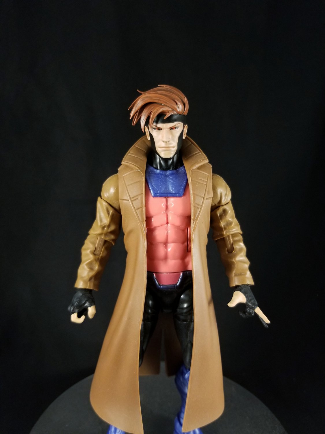 (varelliancustoms)Gambit Head(Hand Painted, Fitted for Legends)(Sale!)