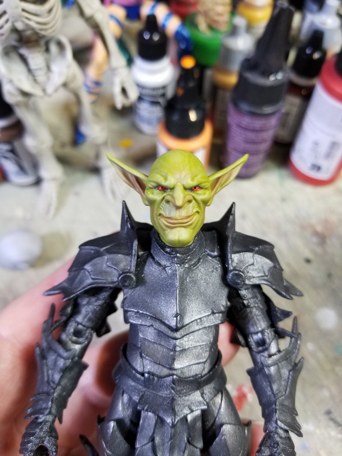 (bluedsculptures)Goblin(Hand Painted, Fitted for Legions, Head Only)(Sale!)
