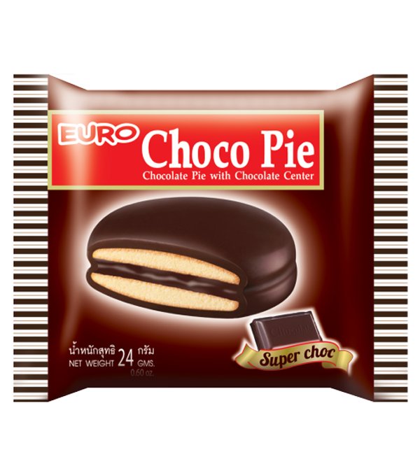 "Euro Choco Pie" Chcolate pie with chocolate center 6x24 grams