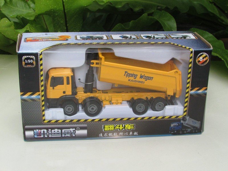 Kaidiwei (KDW) 1/50 Diecast Construction Vehicle Lorry Tipping Truck ... Kaidiwei (KDW) 1/50 Diecast Construction Vehicle Lorry Tipping Truck ...