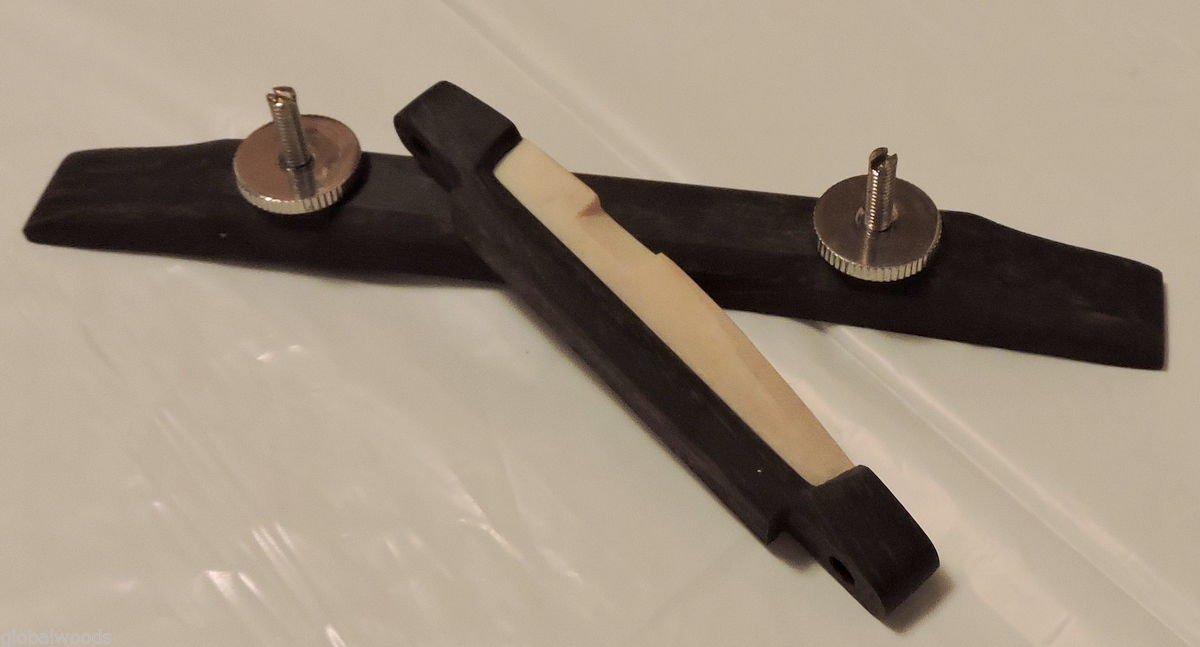 Ebony Archtop Guitar Bridge Foley Bone Saddle Martin Gibson Archtop ...