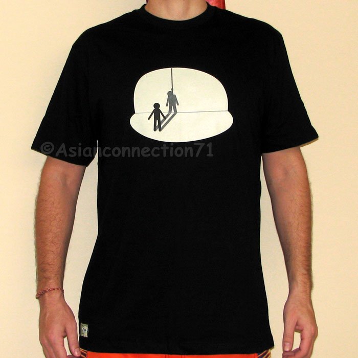HANGMAN SHADOW CISSE T-Shirt Sim Fit Asian M Medium Black