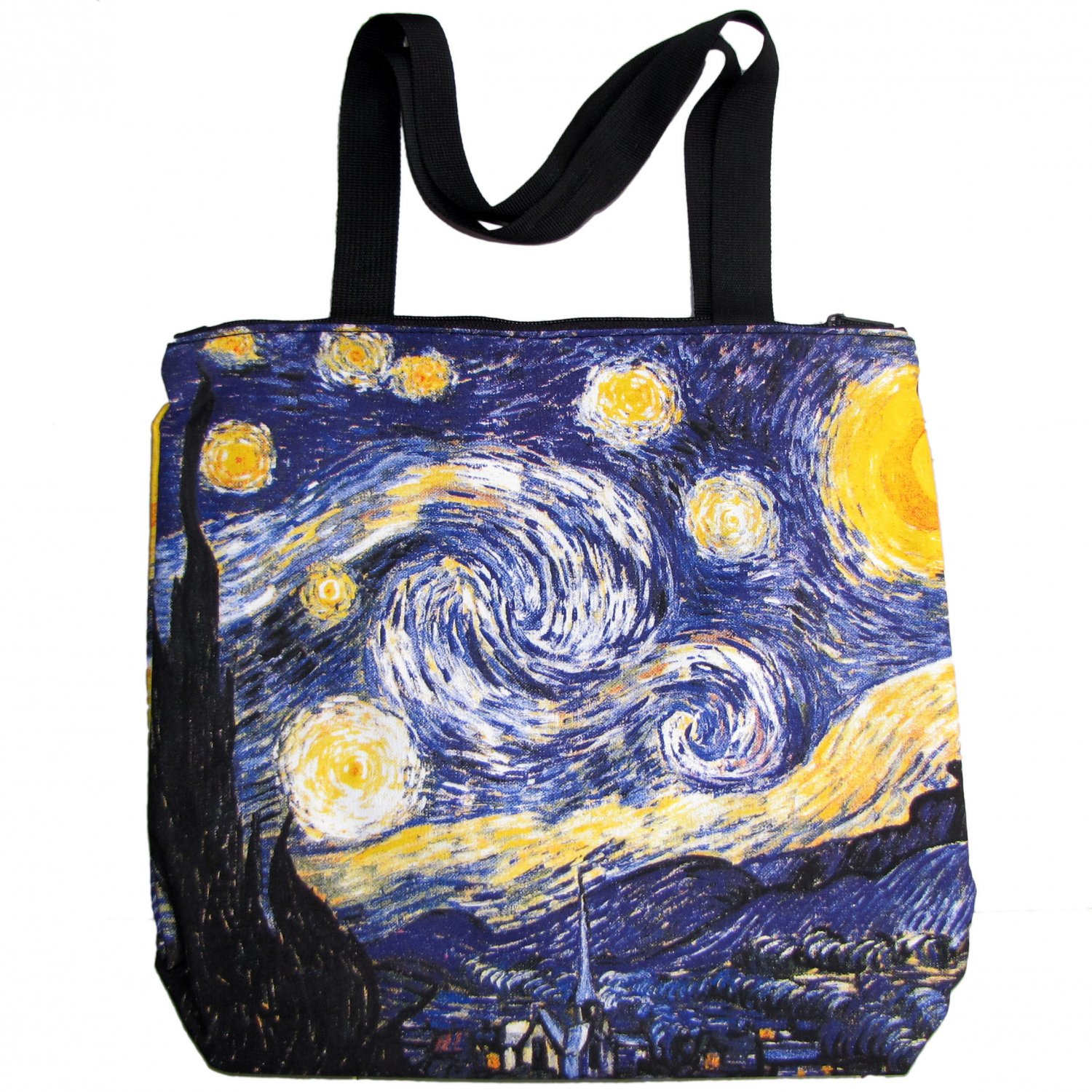Van Gogh STARRY NIGHT Fine Art Print Bag Sling Purse Messenger Tote S Small