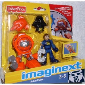 Fisher Price Imaginext Robot Police -Orange Deep Sea Robot