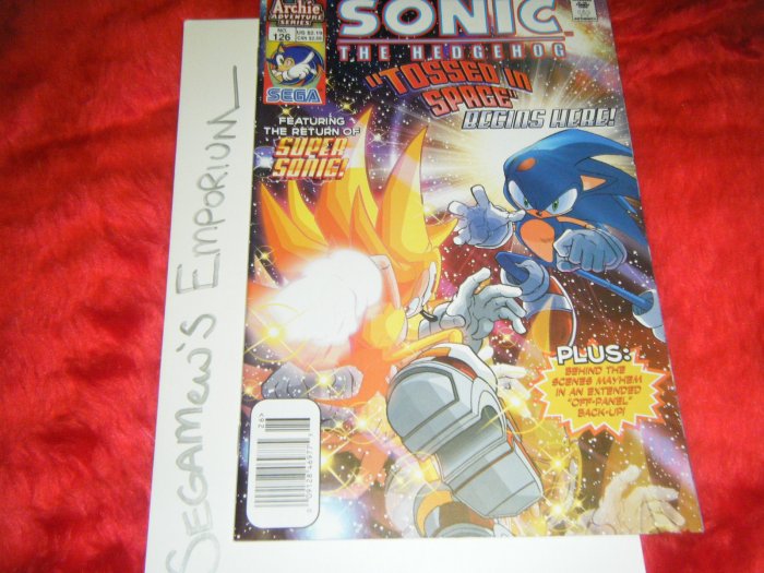 Sonic the Hedgehog Comic #126 - NM- - [SEGA Comic Archie]
