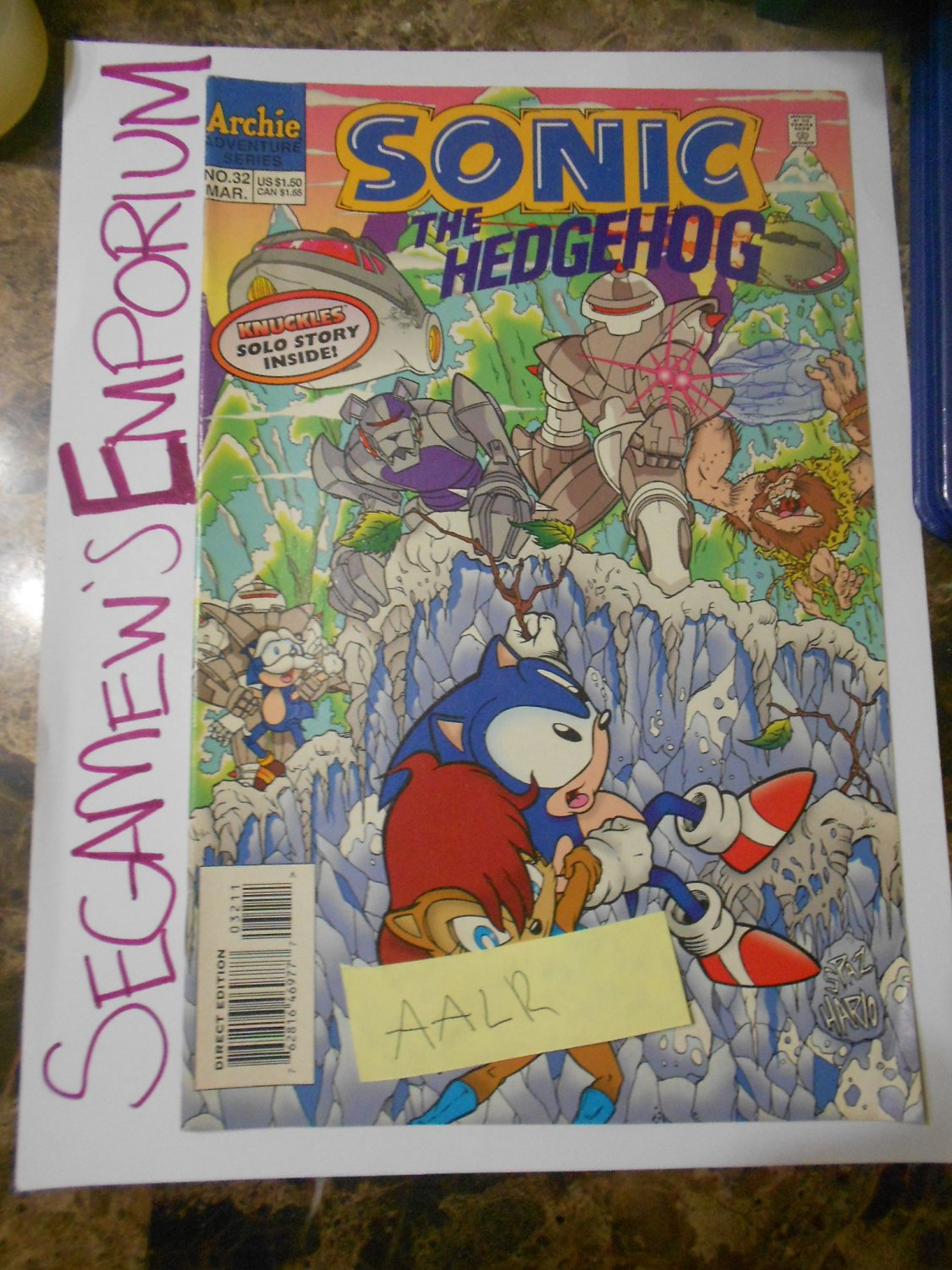 Sonic the Hedgehog - Issue #32 - VG+ - [SEGA Comic Archie]