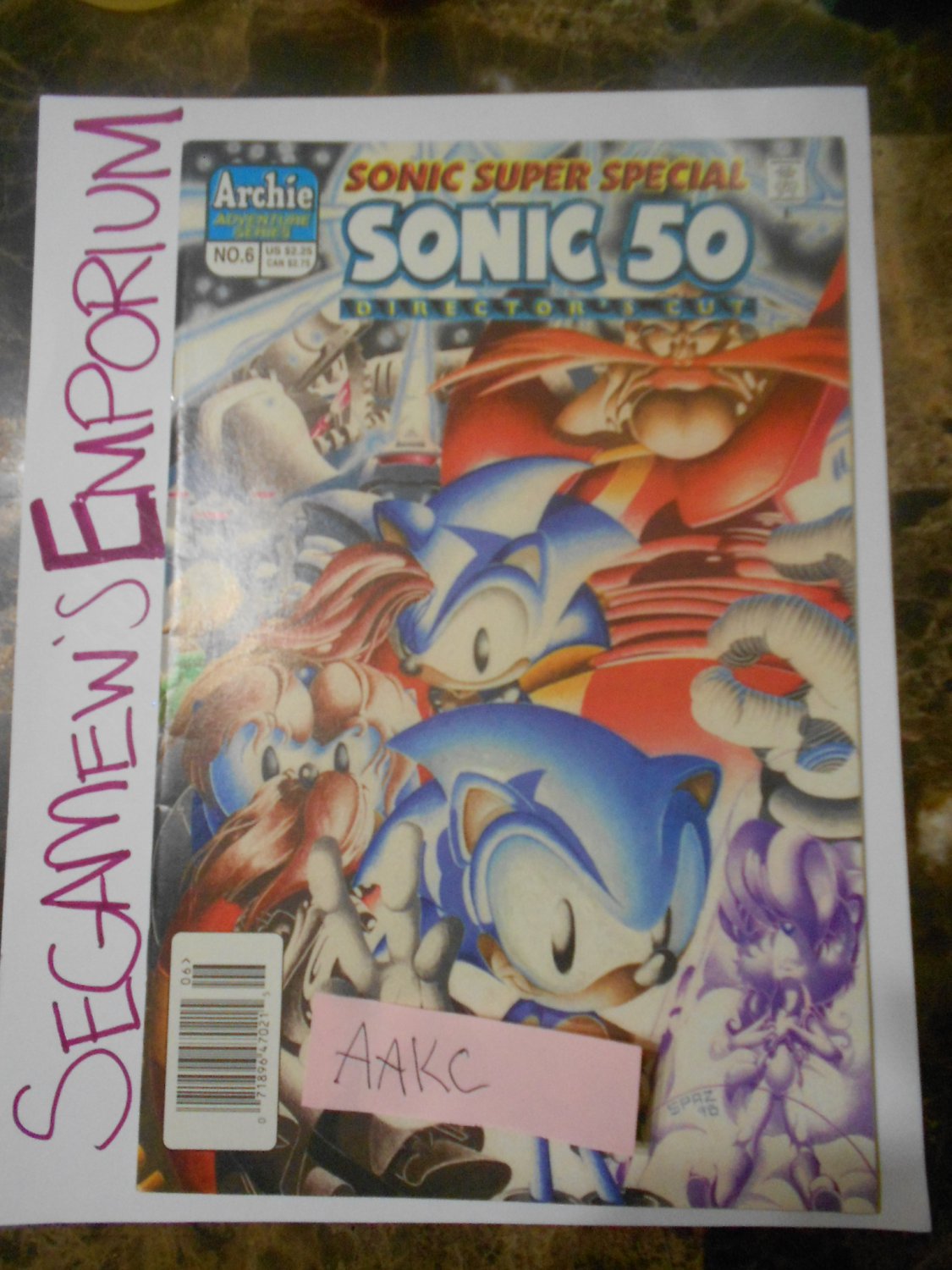 Sonic 50 Director's Cut - Super Special #6 - VF- - [SEGA Comic Archie ...