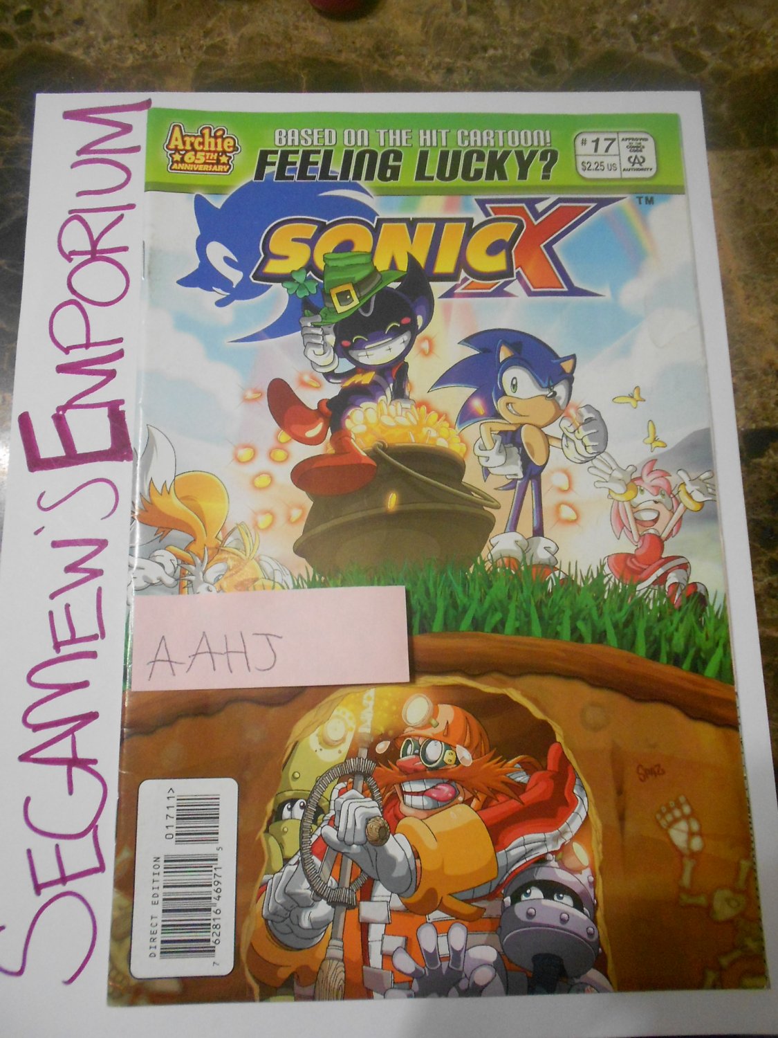 Sonic X - Issue # 17- VF- - [SEGA Comic Archie Hedgehog]