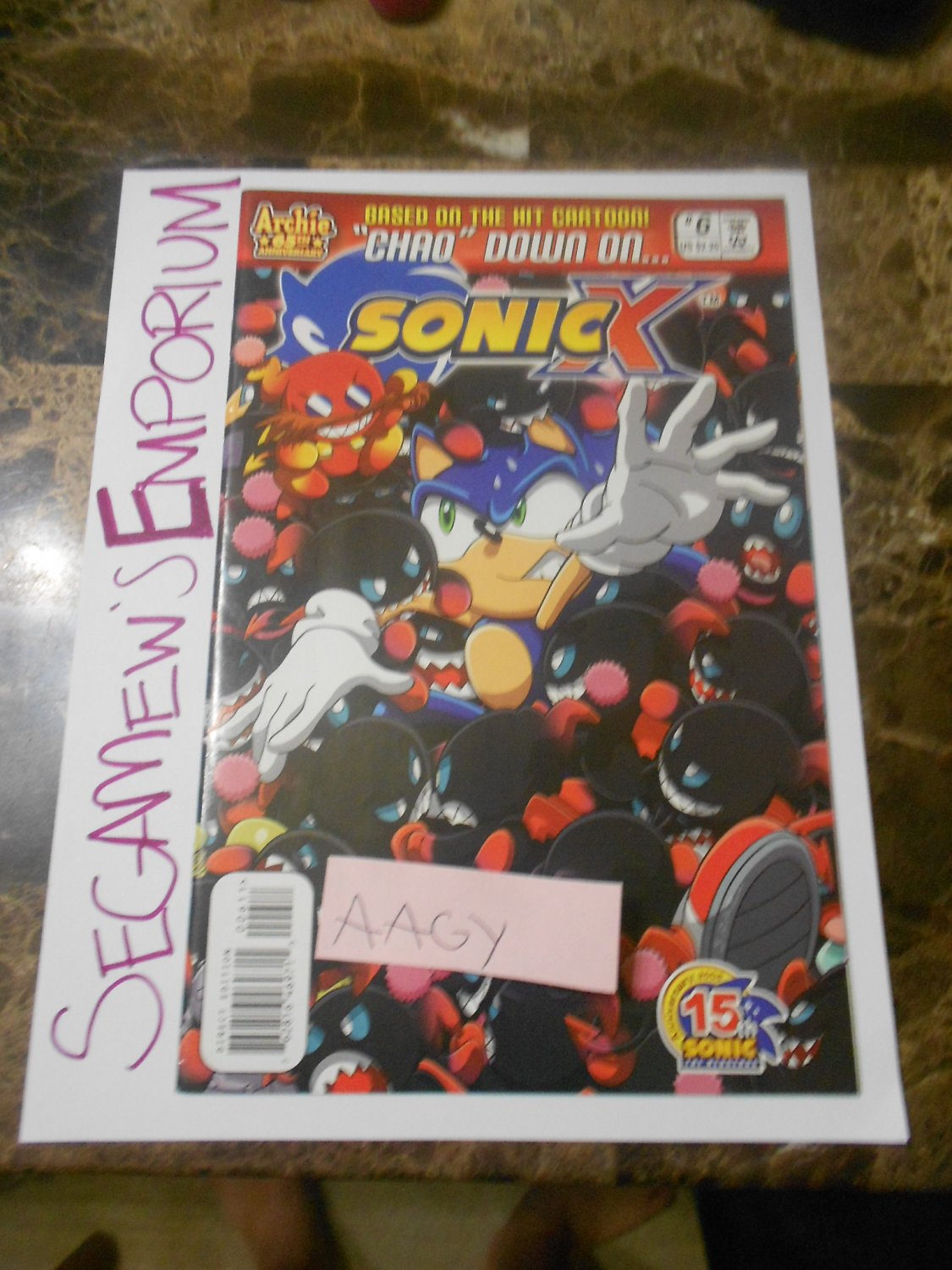 Sonic X- Issue #6 - NM - [SEGA Comic Archie Hedgehog]