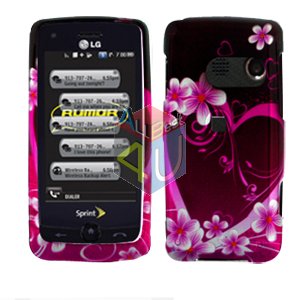 For LG Banter Touch UN510 Cover Hard Case Love