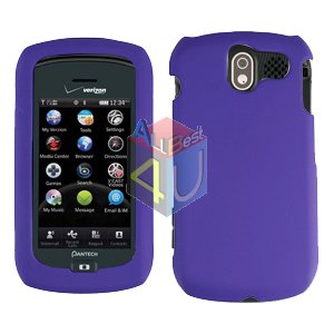 For Pantech Crux / CDM8999 Cover Hard Case Rubberized Purple