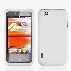 For LG Mytouch 4G / Optimus Sol Cover Hard Case White ( T-Mobile Mytouch )