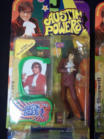complete set of 6 Austin Powers figures series 1
