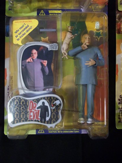 complete set of 6 Austin Powers figures series 1