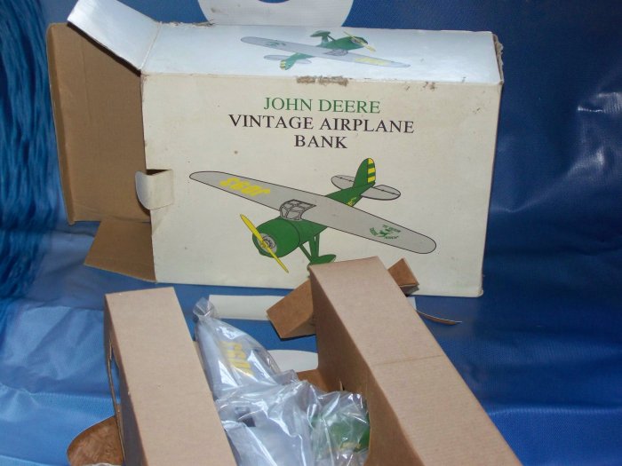 John Deere Vintage Airplane Bank